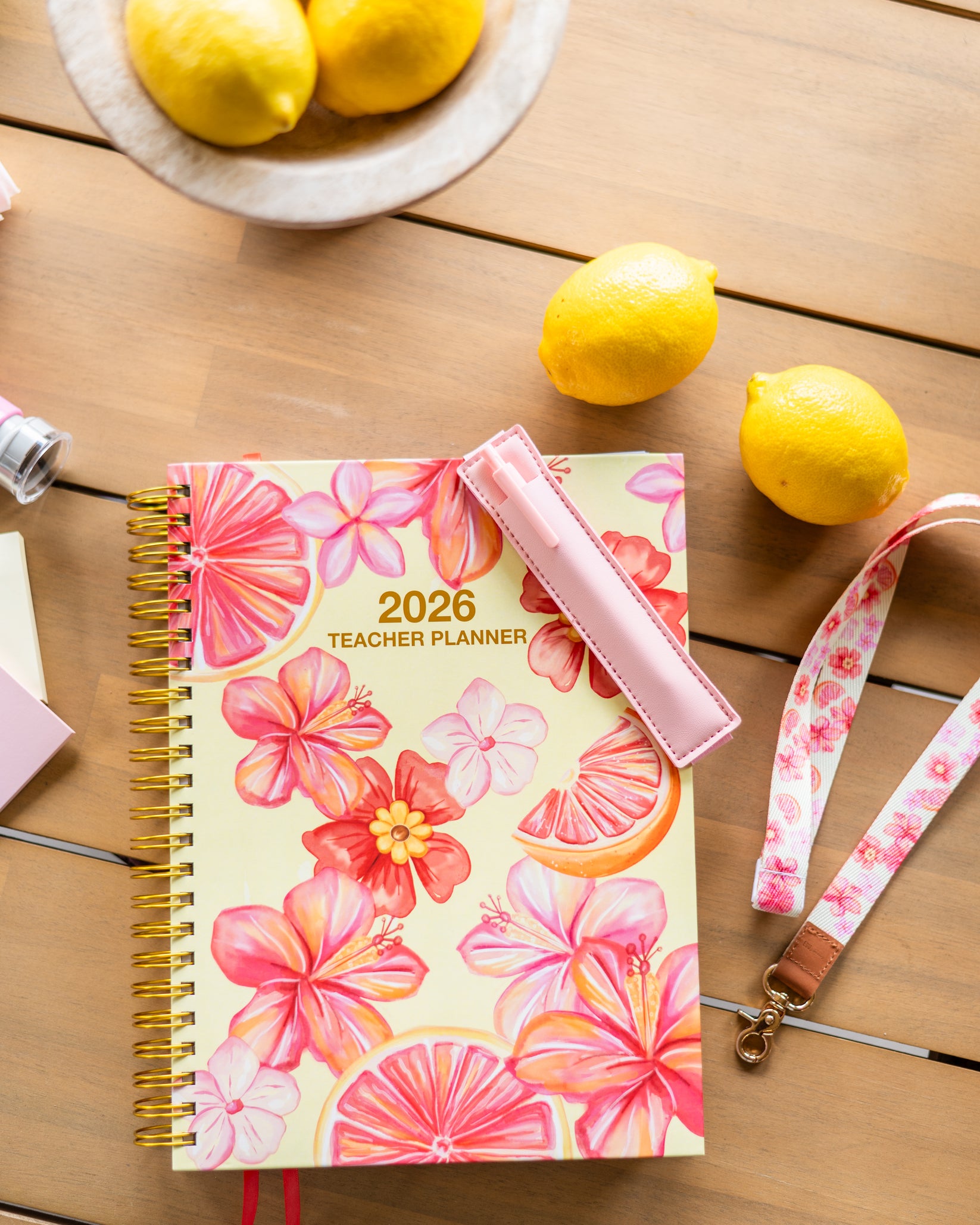 Blossom 2026 Weekly Teacher Planner – Edu Planners